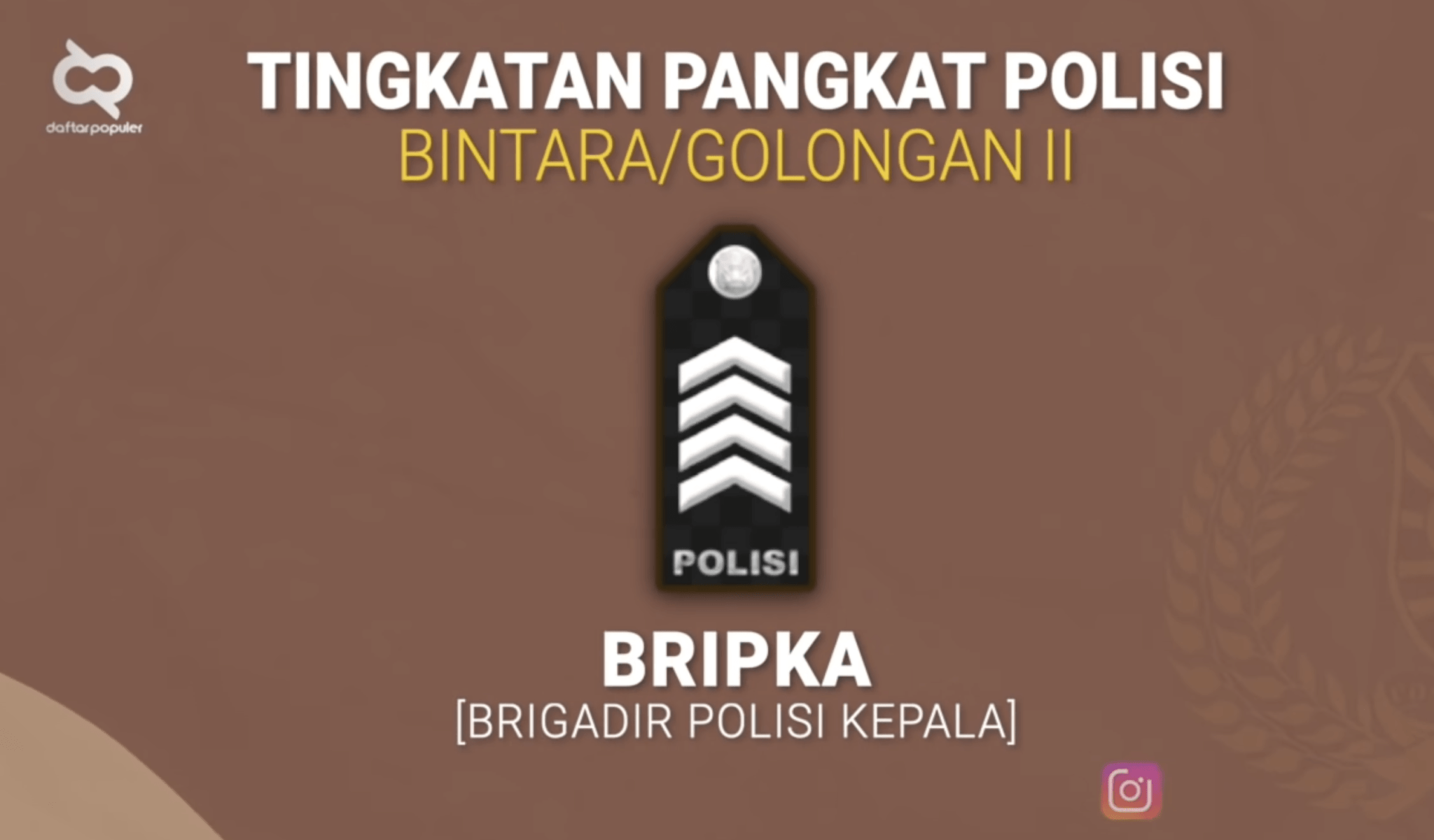 22 Pangkat Akpol Lengkap Dari Tamtama Hingga Perwira